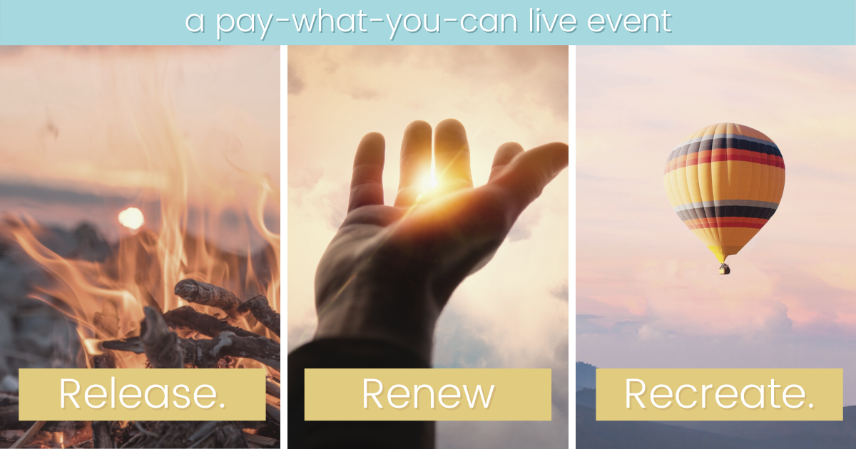 Release. Renew. Recreate.